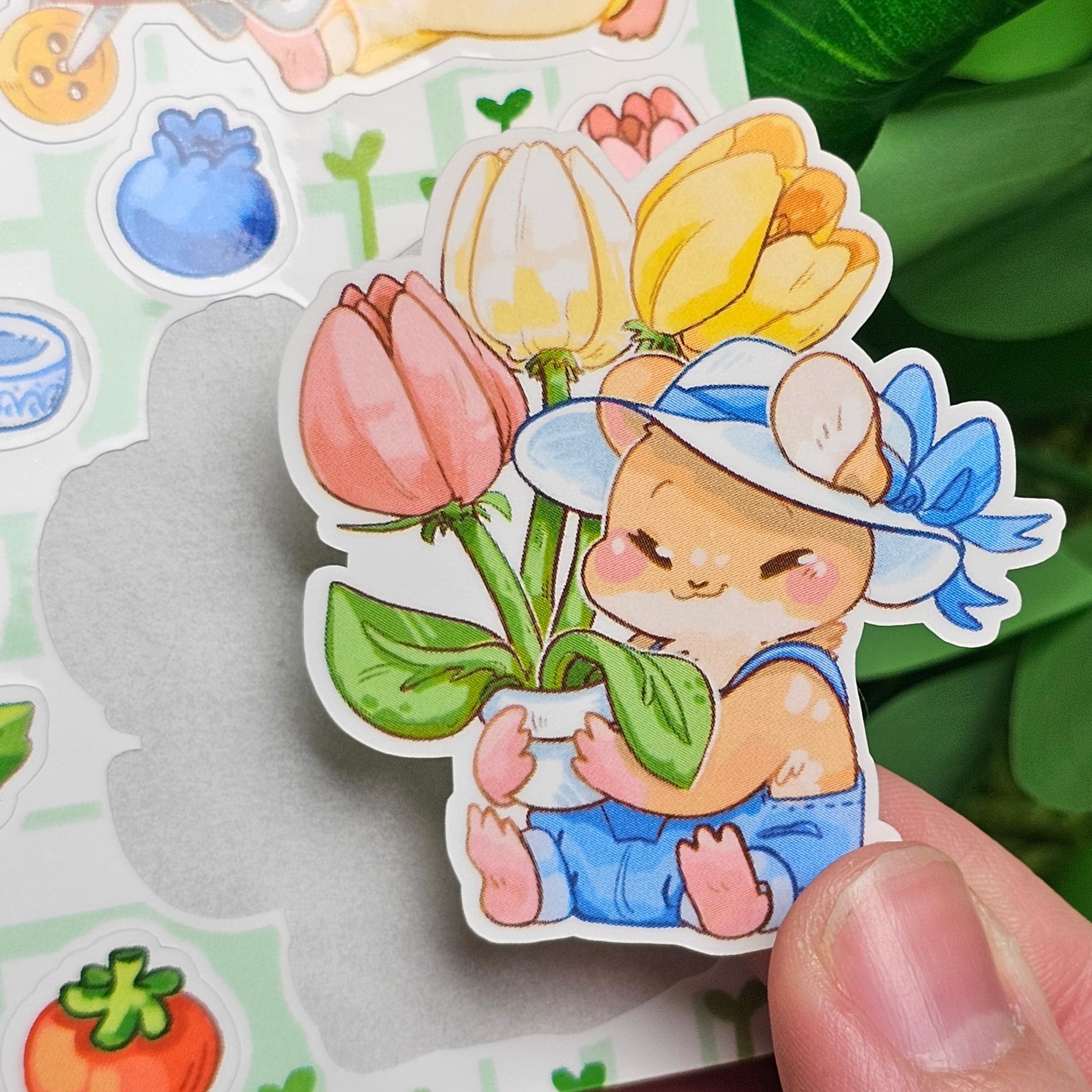 Hamster Gardeners Sticker Sheet – Milky Tomato