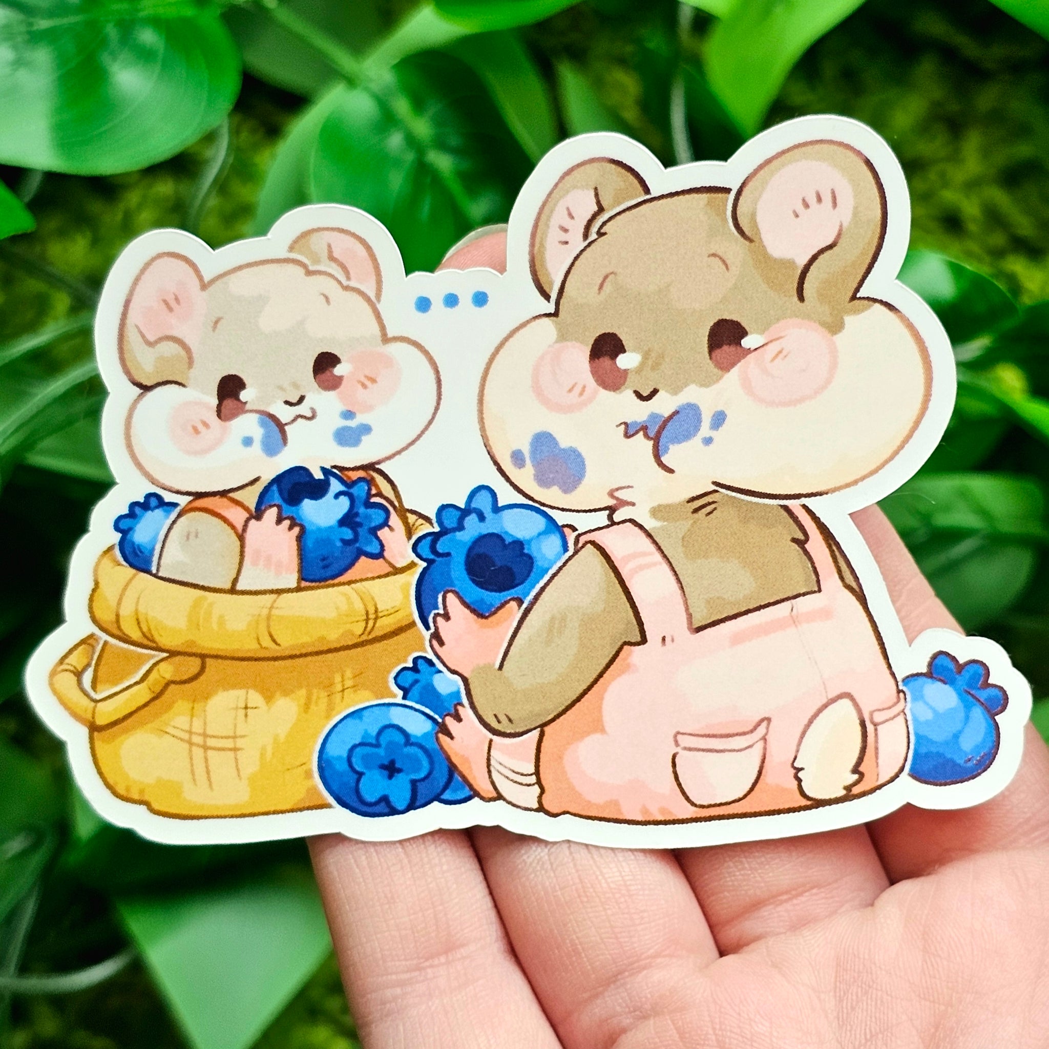 Hamster Gardeners Stickers – Milky Tomato