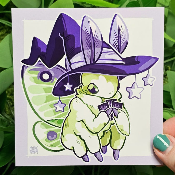 Moth Witch Mini Prints – Milky Tomato