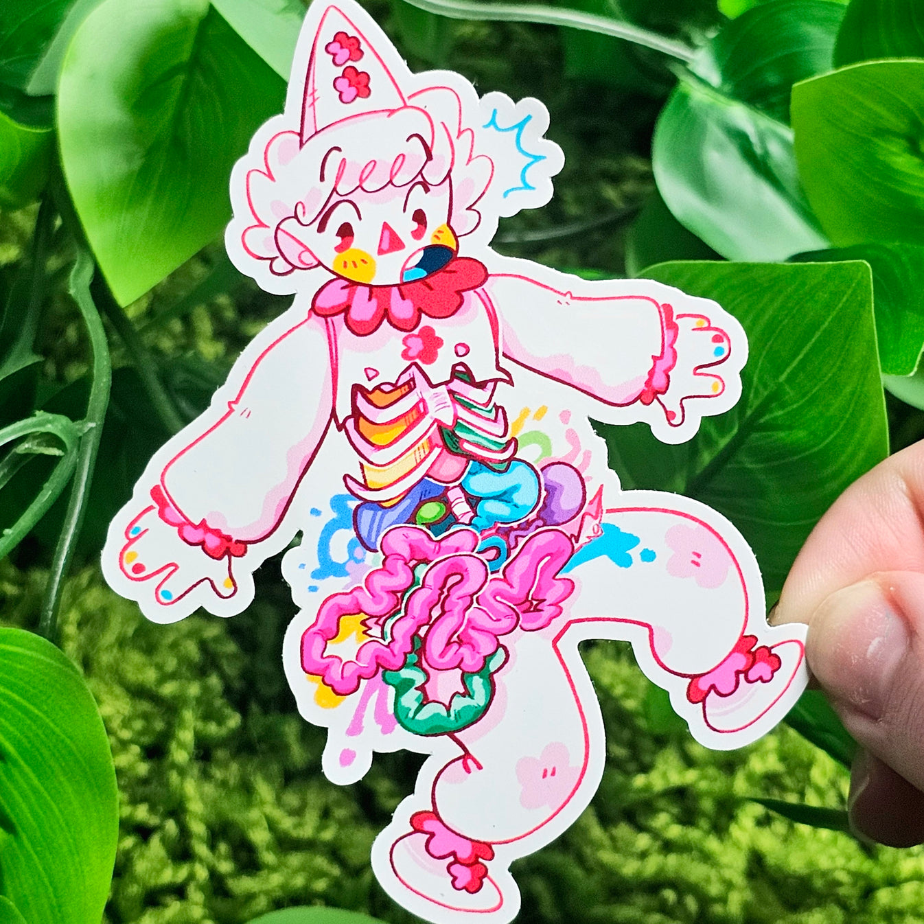 Clown Gore Stickers – Milky Tomato