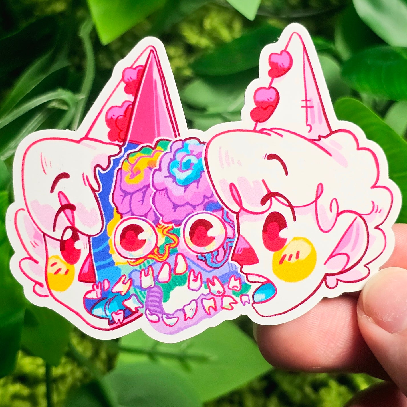 Clown Gore Stickers – Milky Tomato