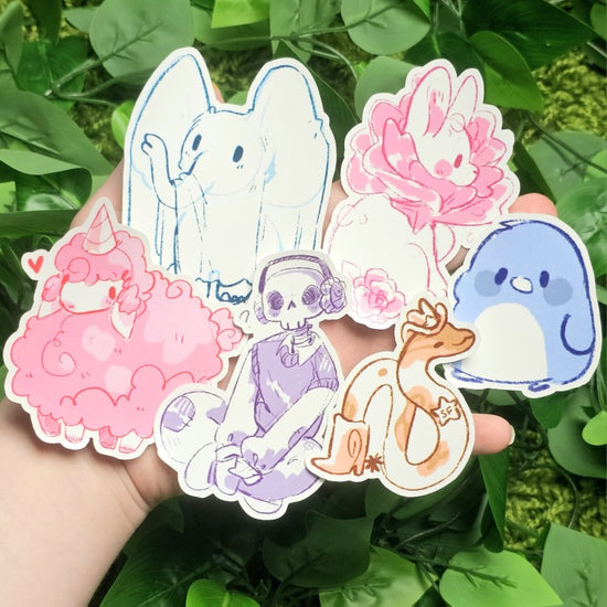 Live Stream Doodles Stickers #1 – Milky Tomato