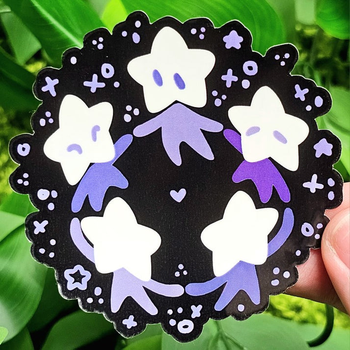 Star Babies Circle Sticker – Milky Tomato