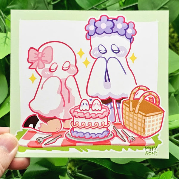 Ghost Date V2 Mini Prints – Milky Tomato