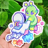 Cute Alien Stickers | Milky Tomato