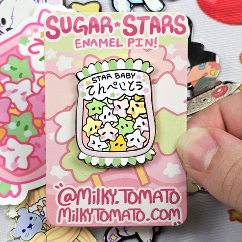 Pastel Star Baby Candy Bag Enamel Pin | Milky Tomato