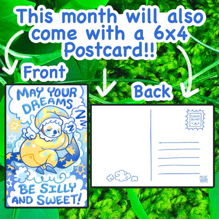 Cute Clown Fairy Postcard! | Milky Tomato