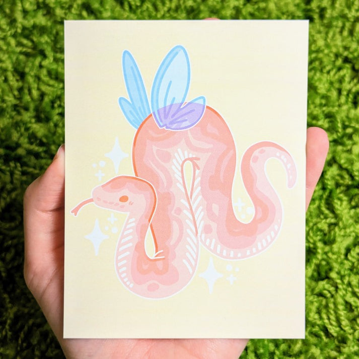 Pastel Fairy Snake Mini Prints – Milky Tomato