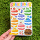 Snake Snacks Macarons Sticker Sheet – Milky Tomato