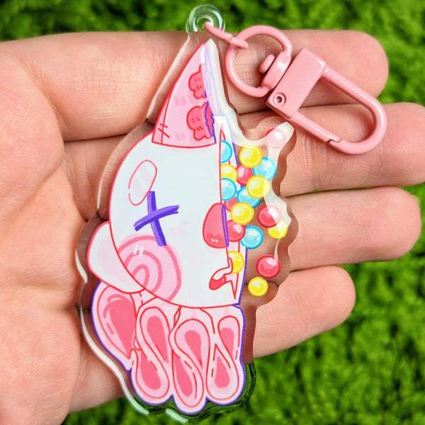 Gum Ball Clown Matching Acrylic Keychains – Milky Tomato