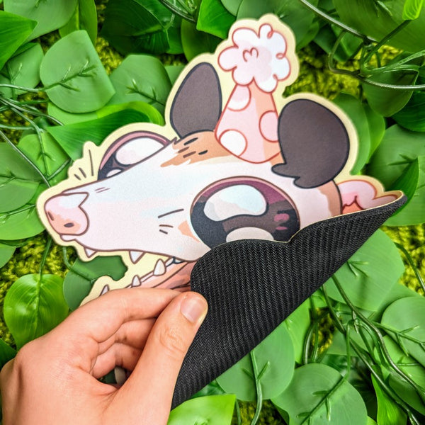 Party Possum Mouse Pad – Milky Tomato
