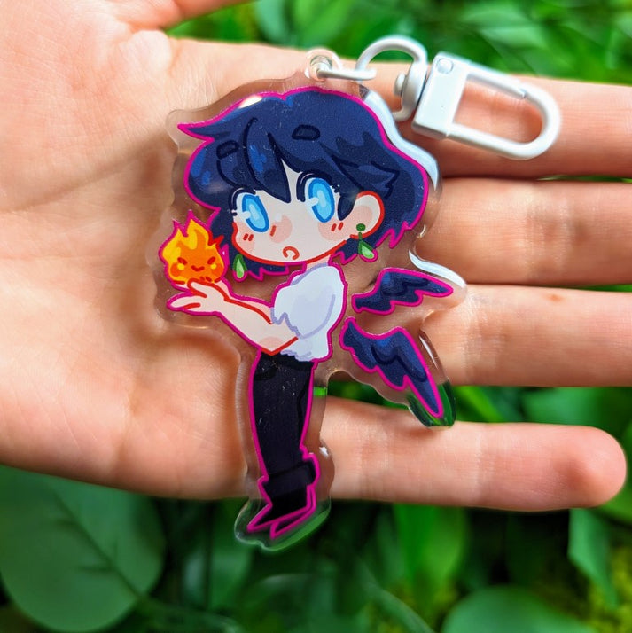 Howl and Sophie Keychains – Milky Tomato