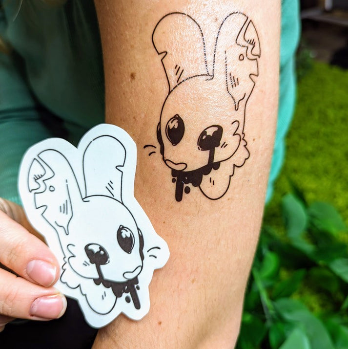 Dripping Gore Animal Temporary Tattoos – Milky Tomato