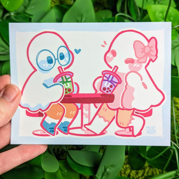 Ghost Date Mini Prints – Milky Tomato
