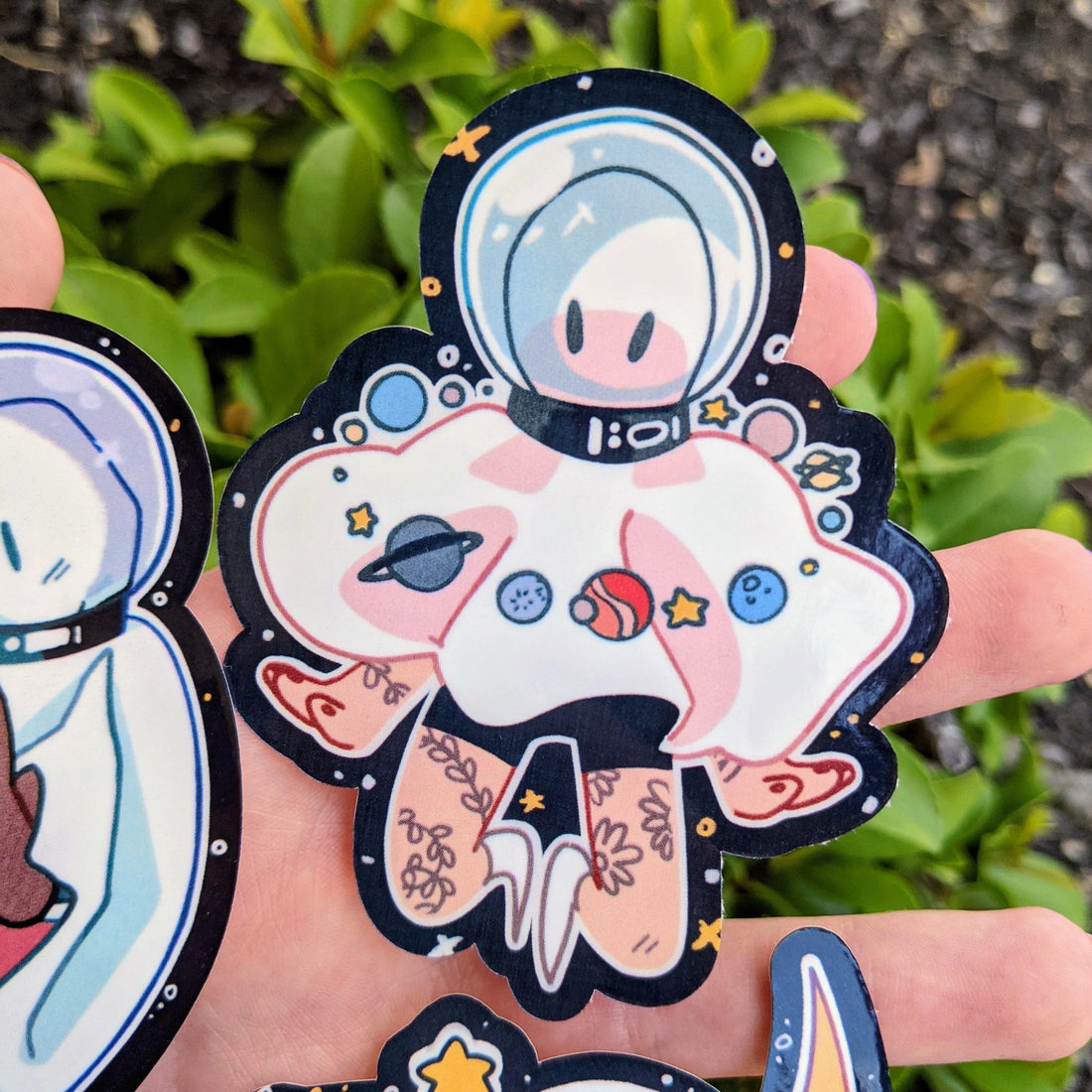 Cute Space Ghost Stickers! : V5 – Milky Tomato