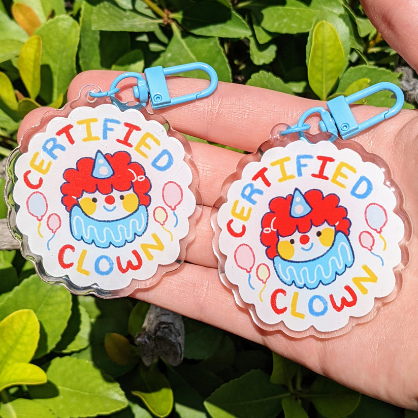 Certified Clown Keychain – Milky Tomato