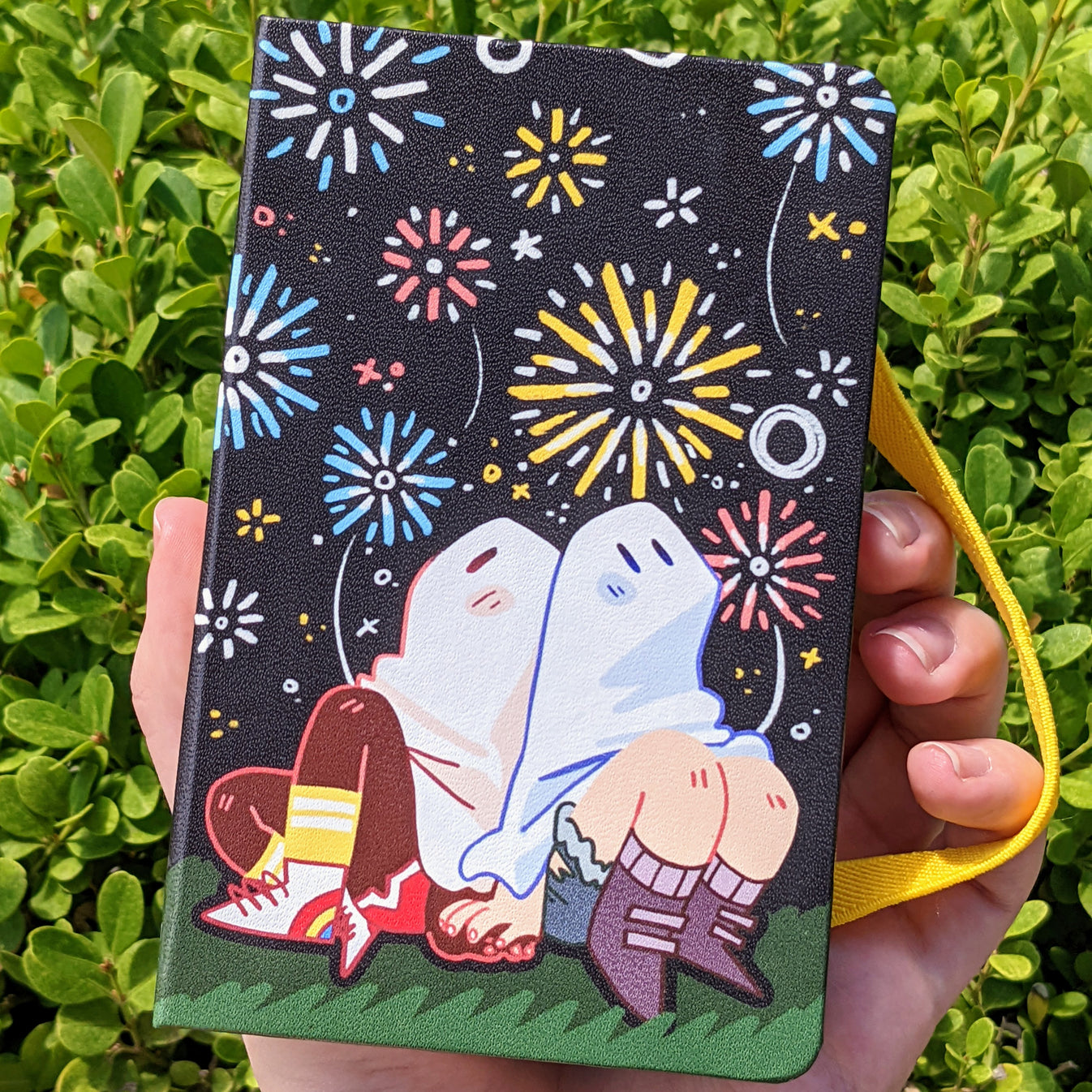 Fireworks Ghost Sketchbook – Milky Tomato