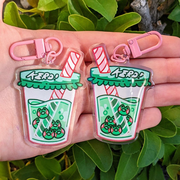 Cute Boba Cup Keychains – Milky Tomato