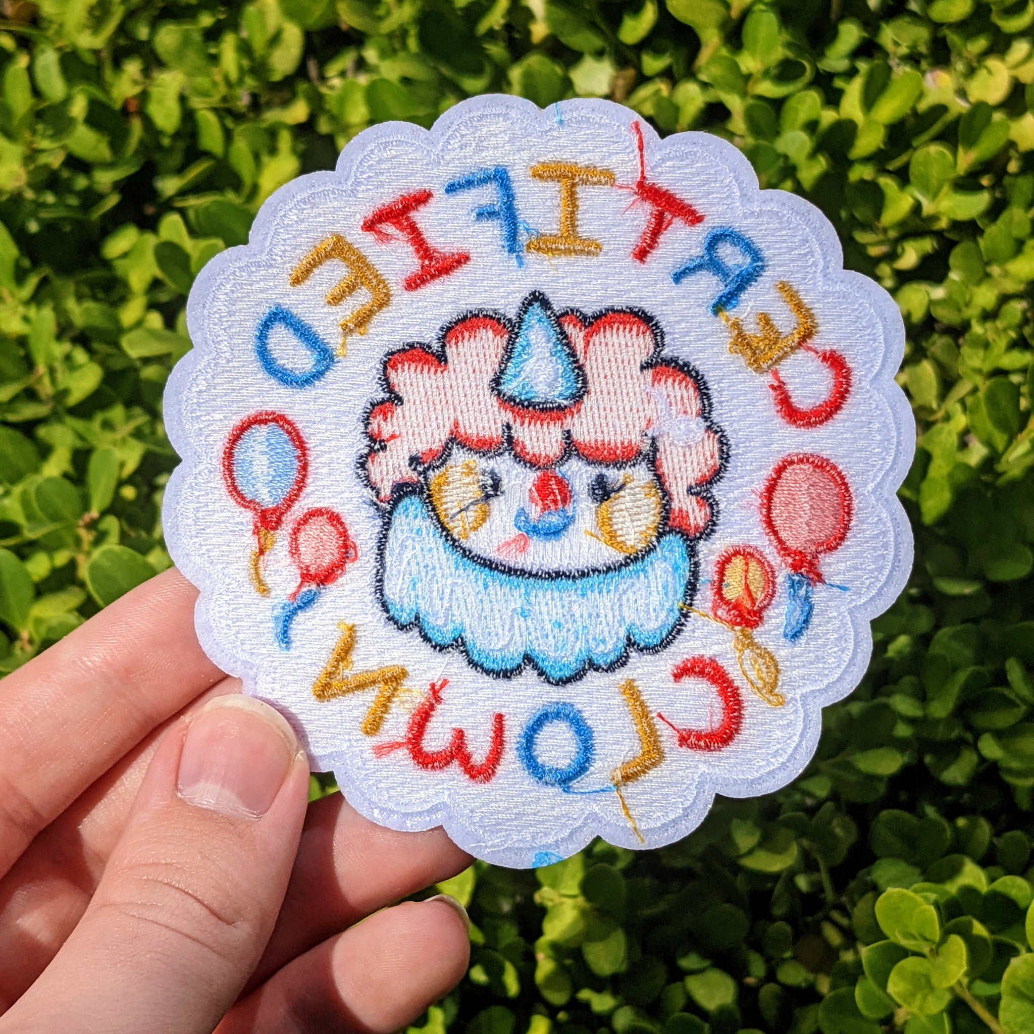 Certified Clown Patch 3.5in – Milky Tomato