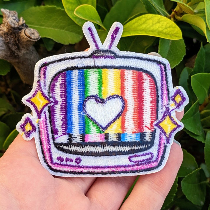 Rainbow Pride TV Patch – Milky Tomato