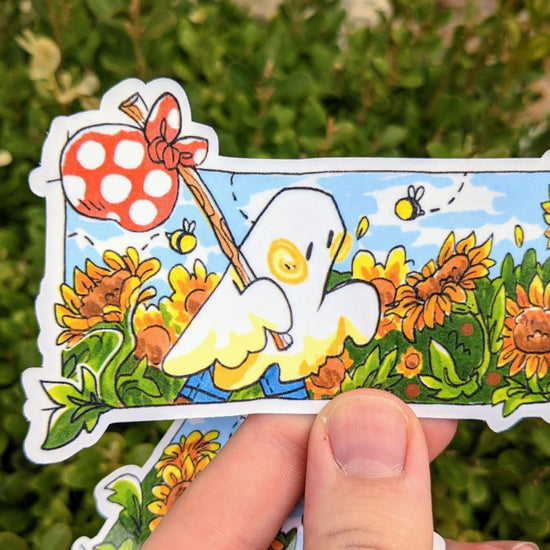 Ollie Runaway Ghost Bookmark – Milky Tomato