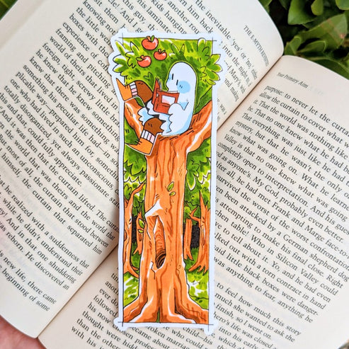 Lucy Runaway Ghost Bookmark – Milky Tomato