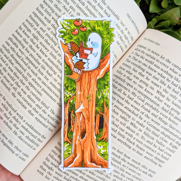 Lucy Runaway Ghost Bookmark – Milky Tomato