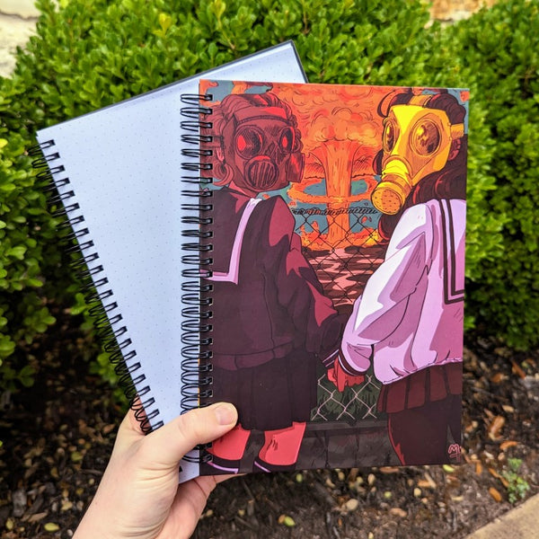Gas Mask Girls Notebook – Milky Tomato