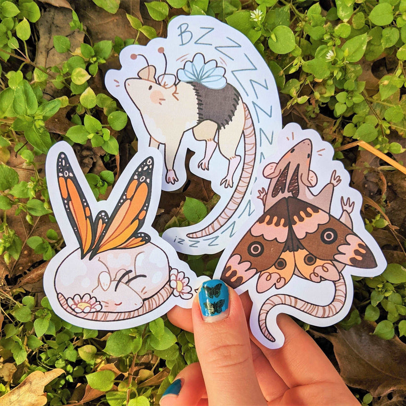 Rat Bug Stickers! – Milky Tomato