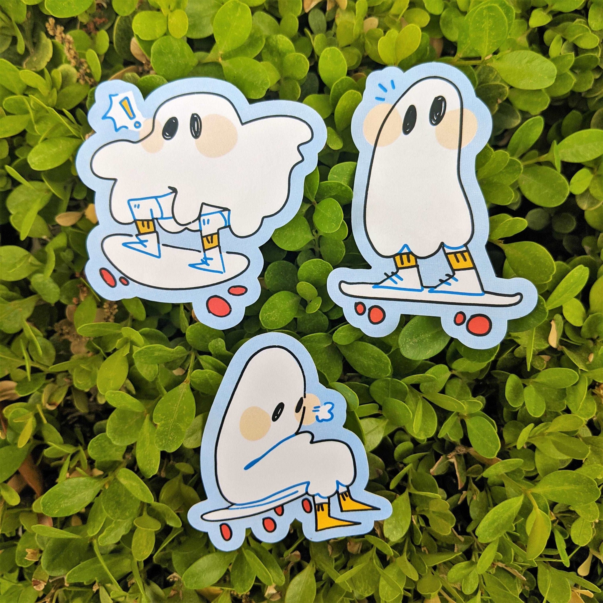 Silly Doodle Ghost Stickers! – Milky Tomato