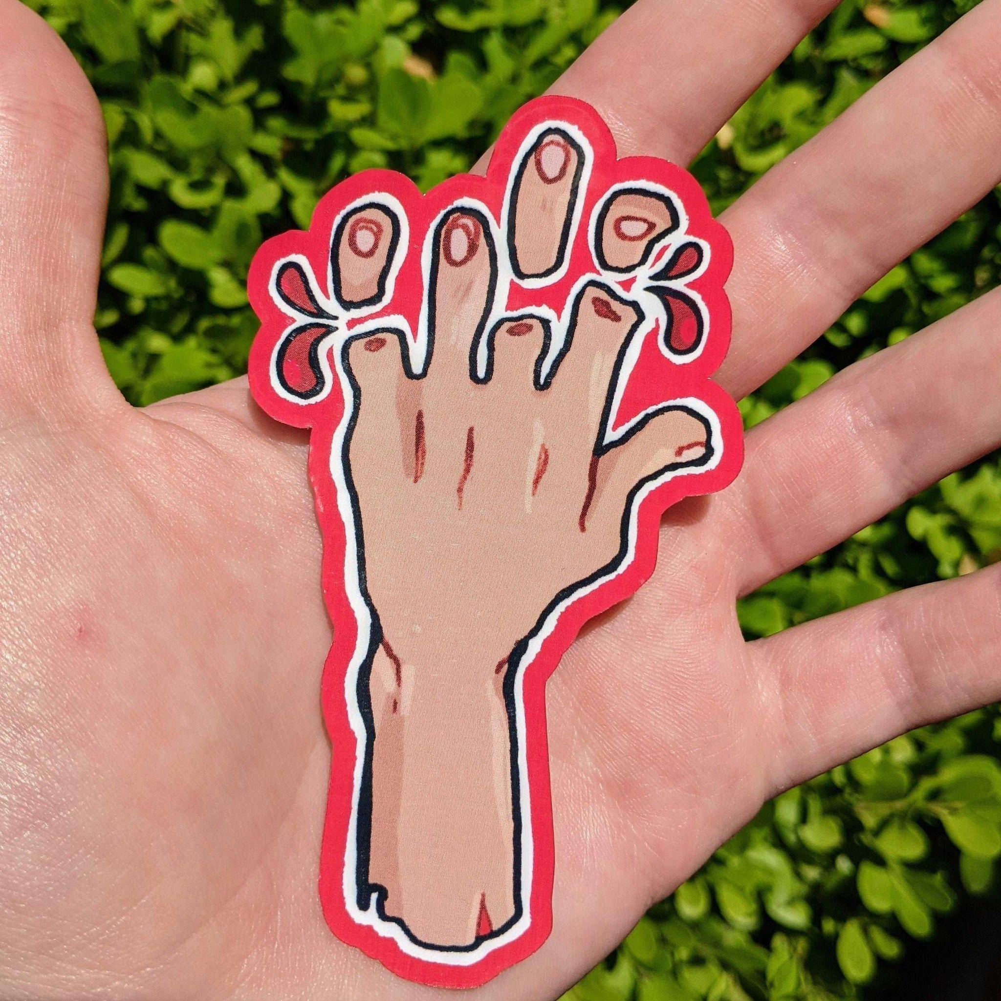 Chopped Fingers Stickers – Milky Tomato