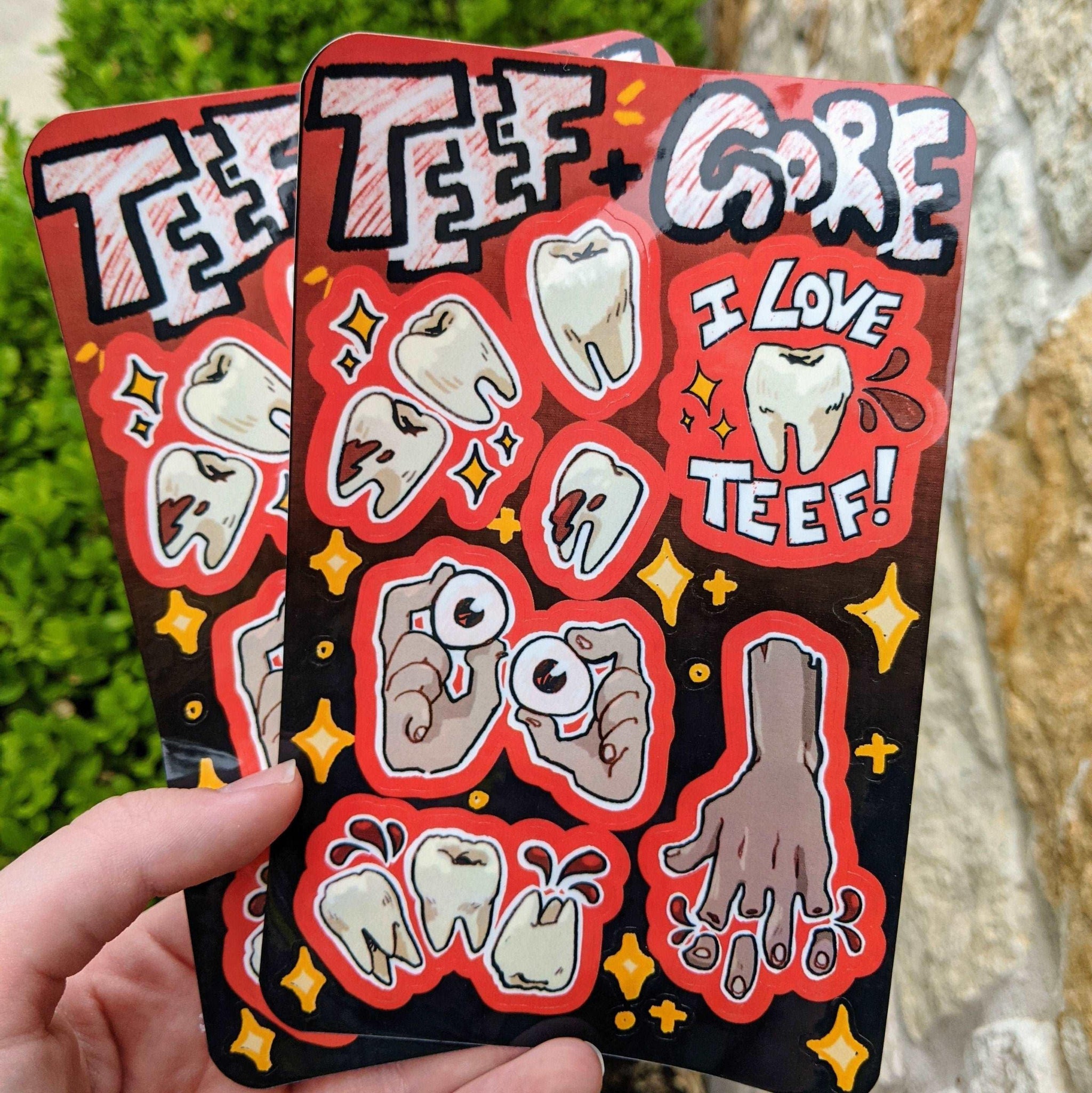 Gore Sticker Sheet – Milky Tomato
