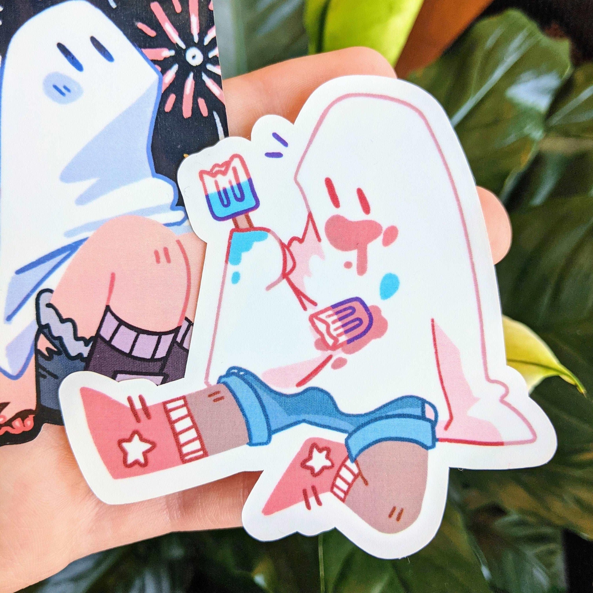 Cute Ghost Stickers! : V4 – Milky Tomato