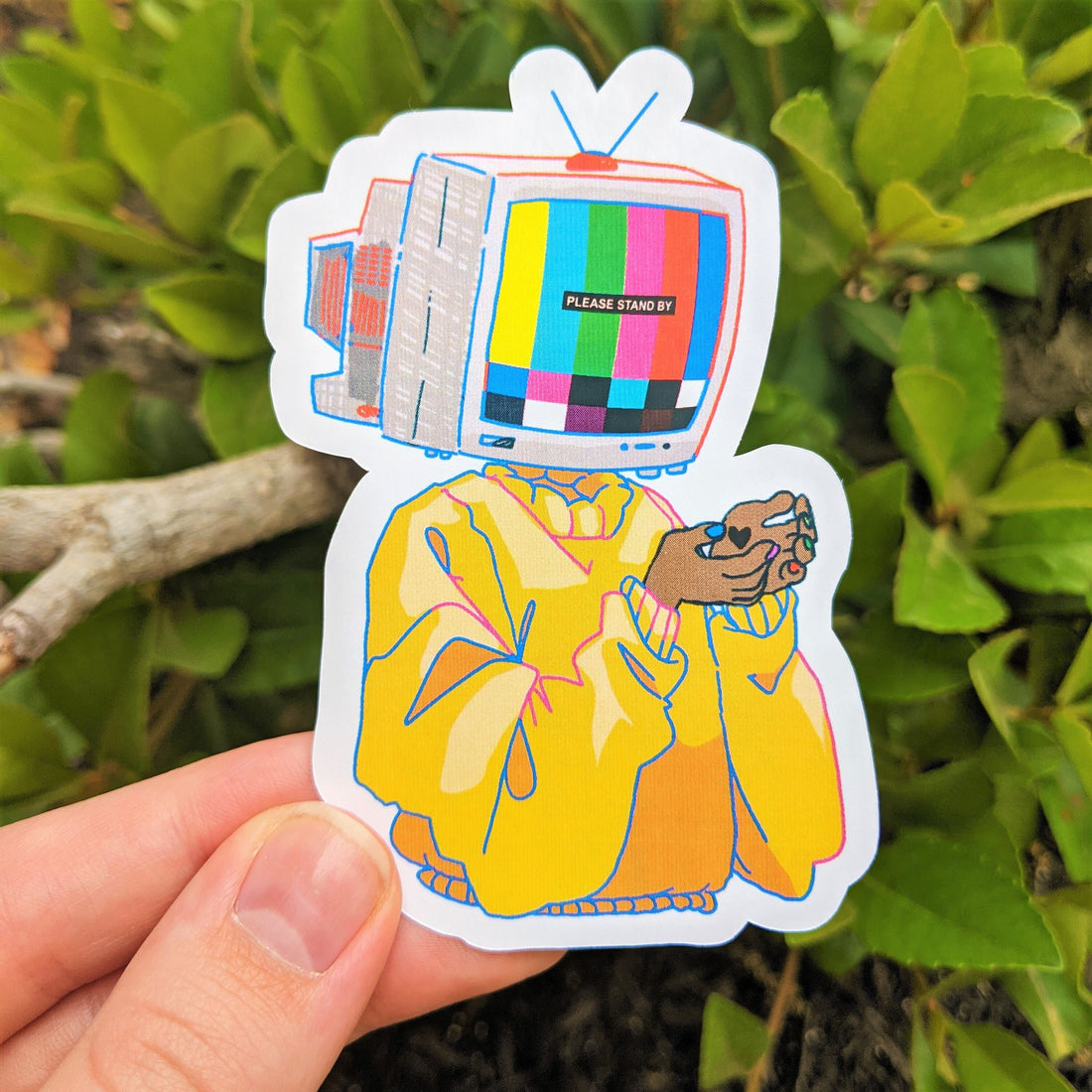 TV Head Sticker! – Milky Tomato